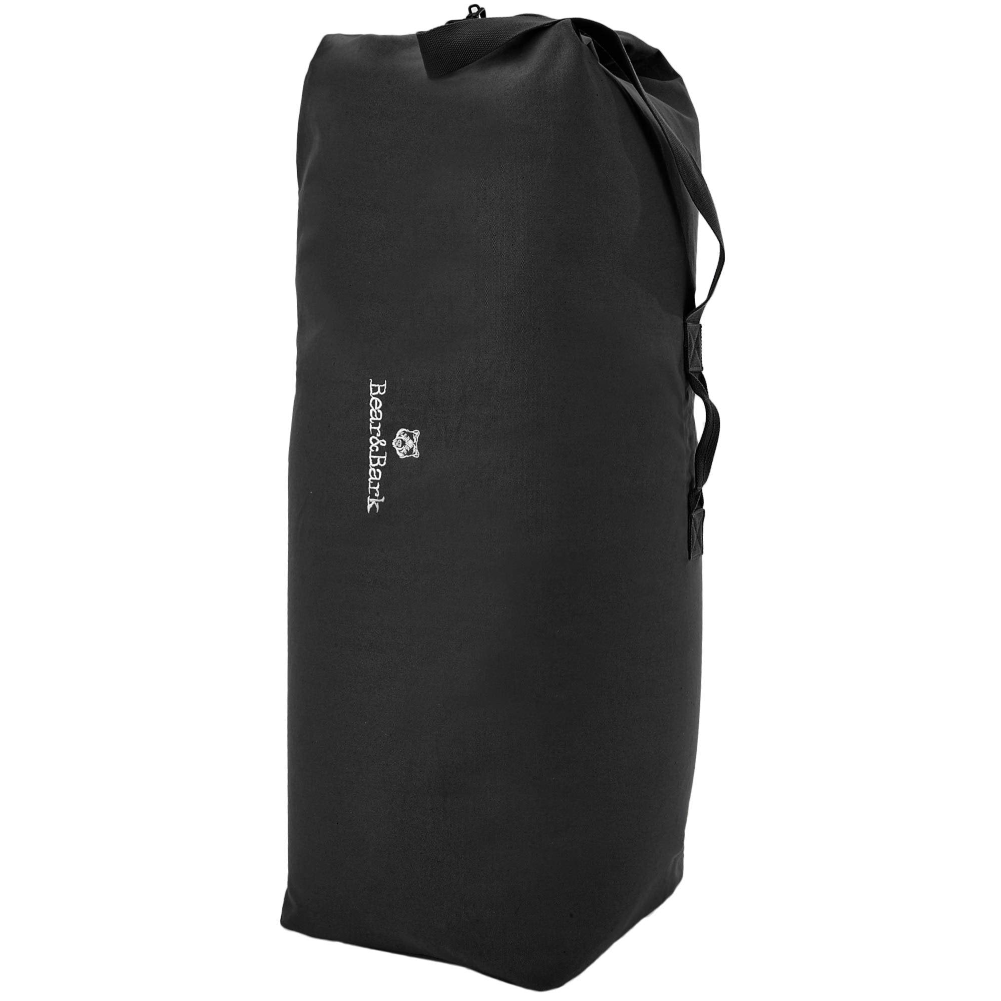 Top Load Duffle Bag - Black 48x30" - 110.7L - Extra Large Canvas Milit